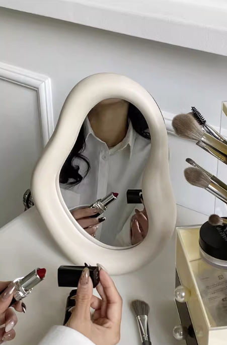 Isla Curved Dressing Table Mirror - Rumi Living