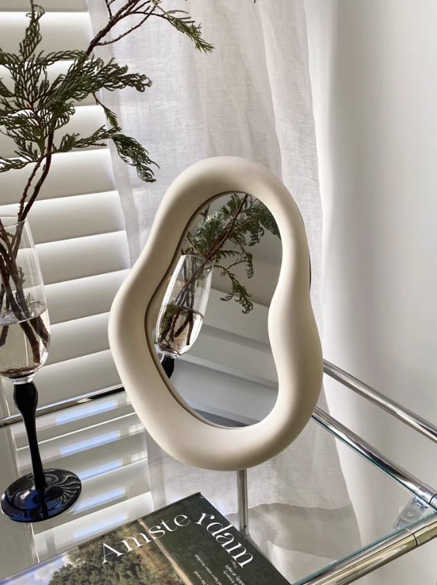 Isla Curved Dressing Table Mirror - Rumi Living