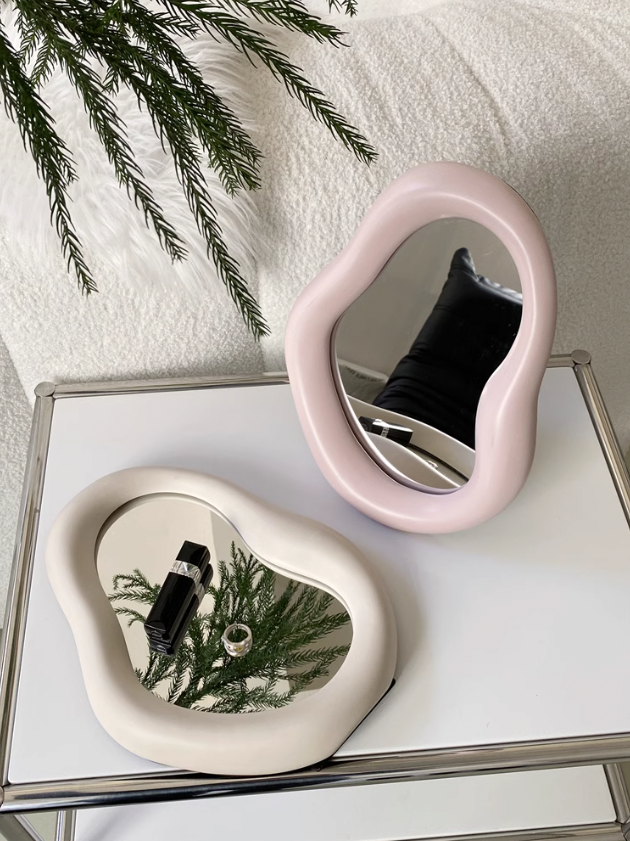 Isla Curved Dressing Table Mirror - Rumi Living