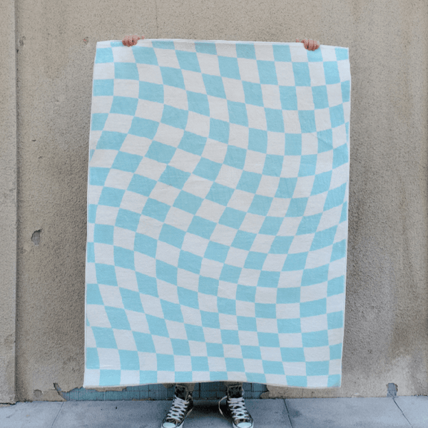 Colourful Wavy Checkered Rug - Rumi Living