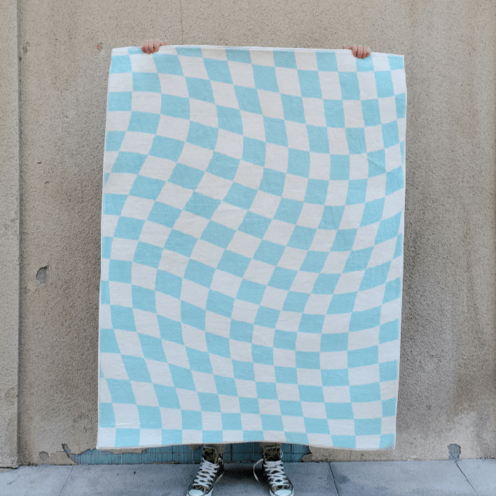 Colourful Wavy Checkered Rug - Rumi Living