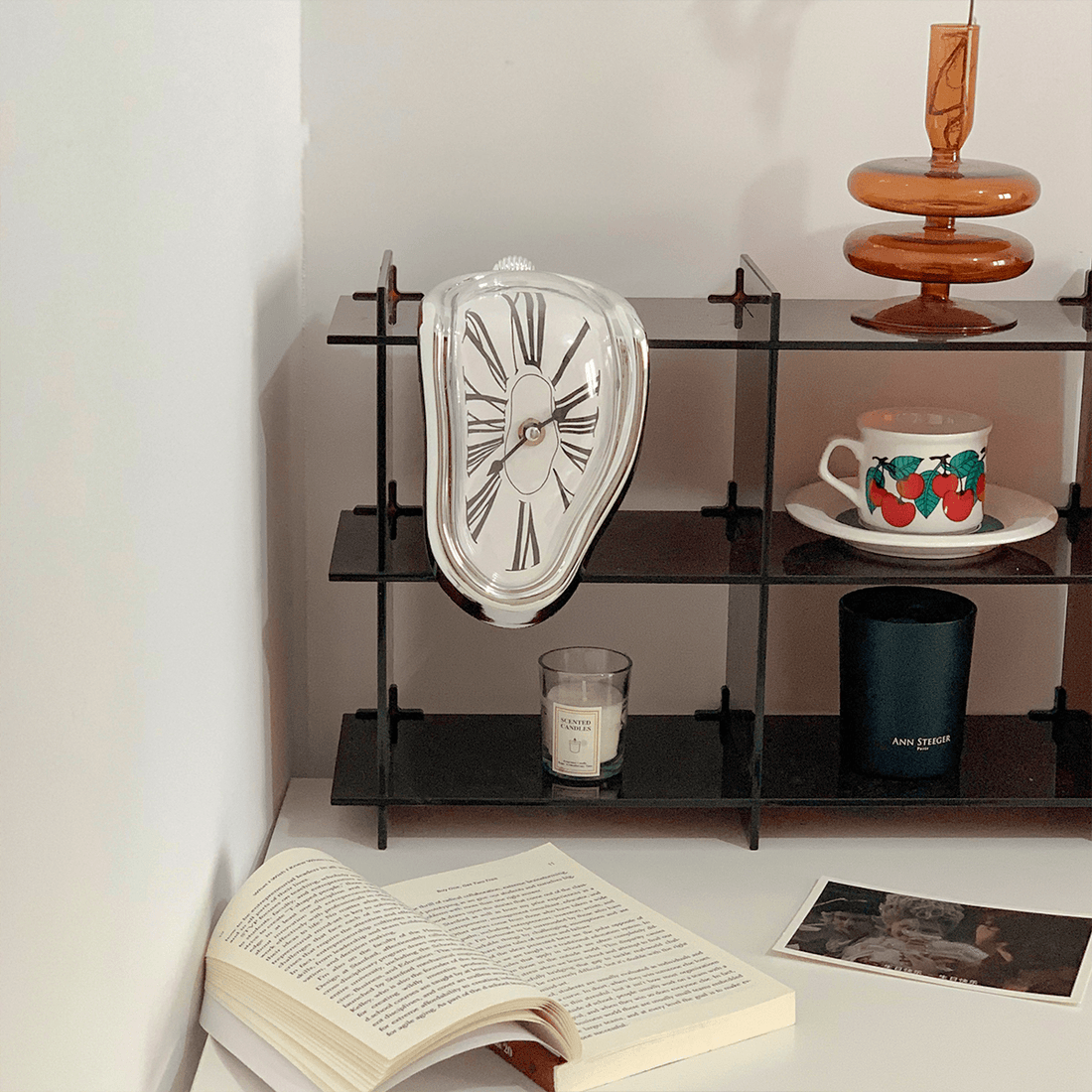 Salvador Dali Melting Clock Shelf Clock - Rumi Living