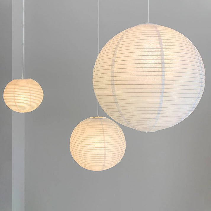 Sabi Paper Pendant Lamp Shade in white | Rumi Living